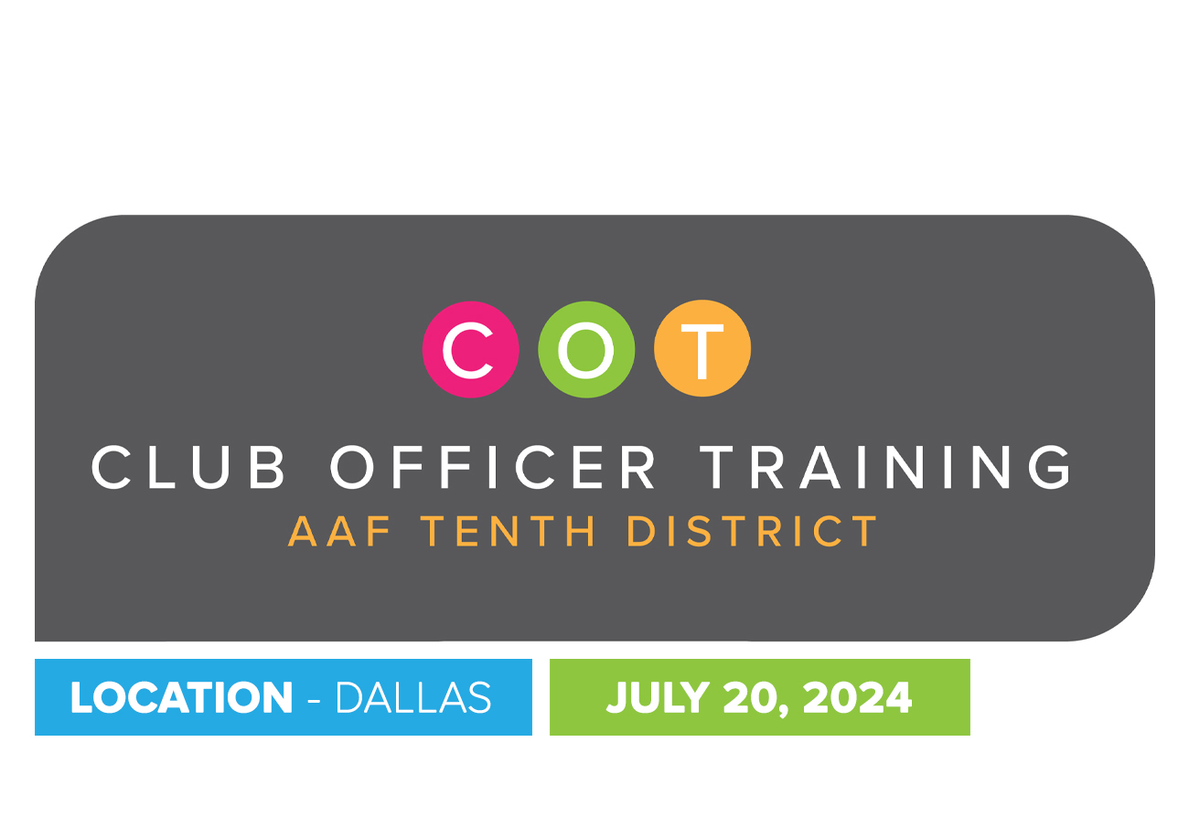 2024 Club Officer Training – AAF District 10